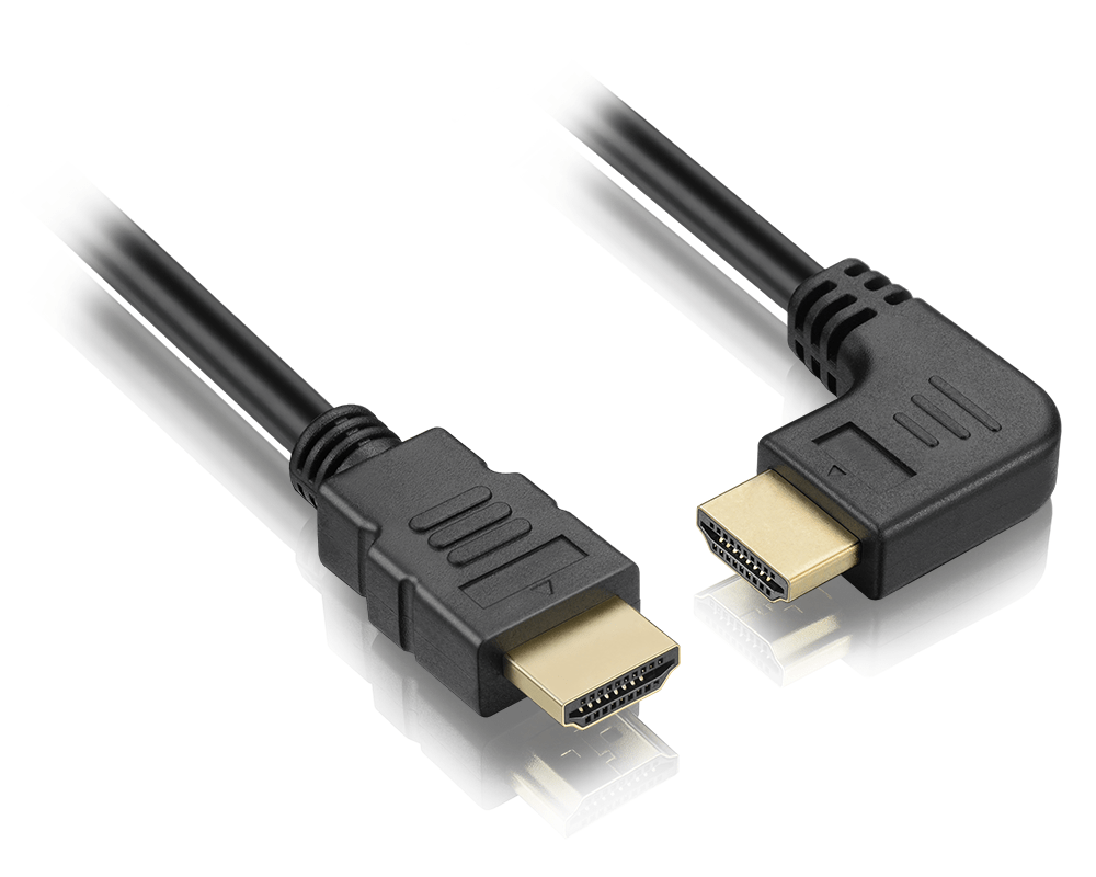 Cabo de Video HDMI 1080p pr HDMI 1.8m 90° Elgin – .Zip Papelaria