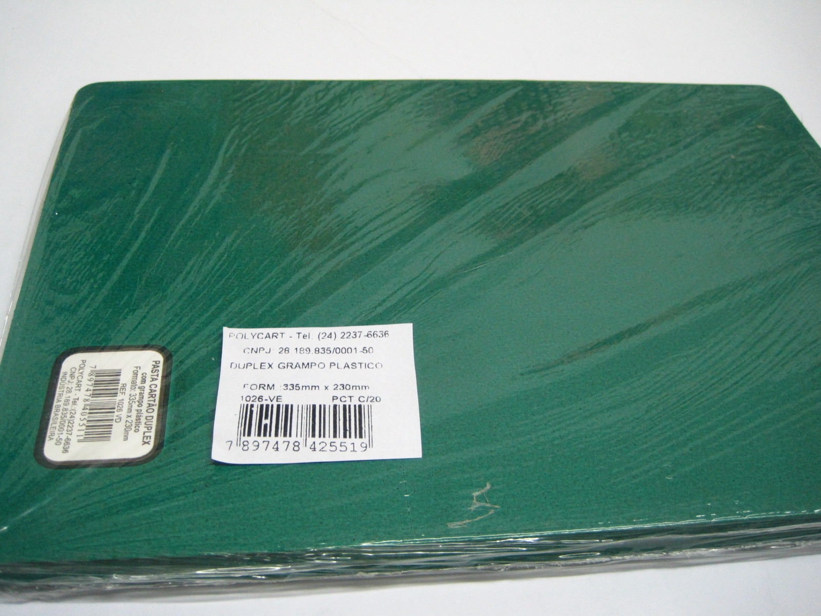 Pasta c/ Ferragem Papelão 1026-vd verdade pcte c/20un. Polycart – .Zip ...